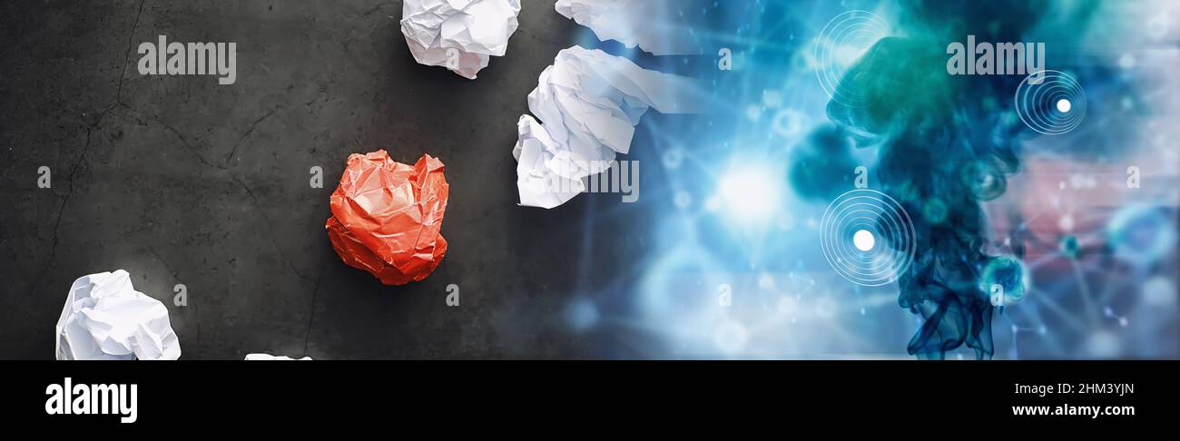 Colored pieces of paper. The concept of creativity and formation of ...