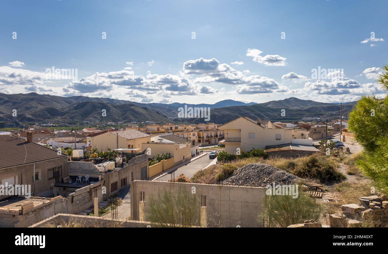 Almanzora Town, Almanzora Valley, Almeria province, Andalucía, Spain ...