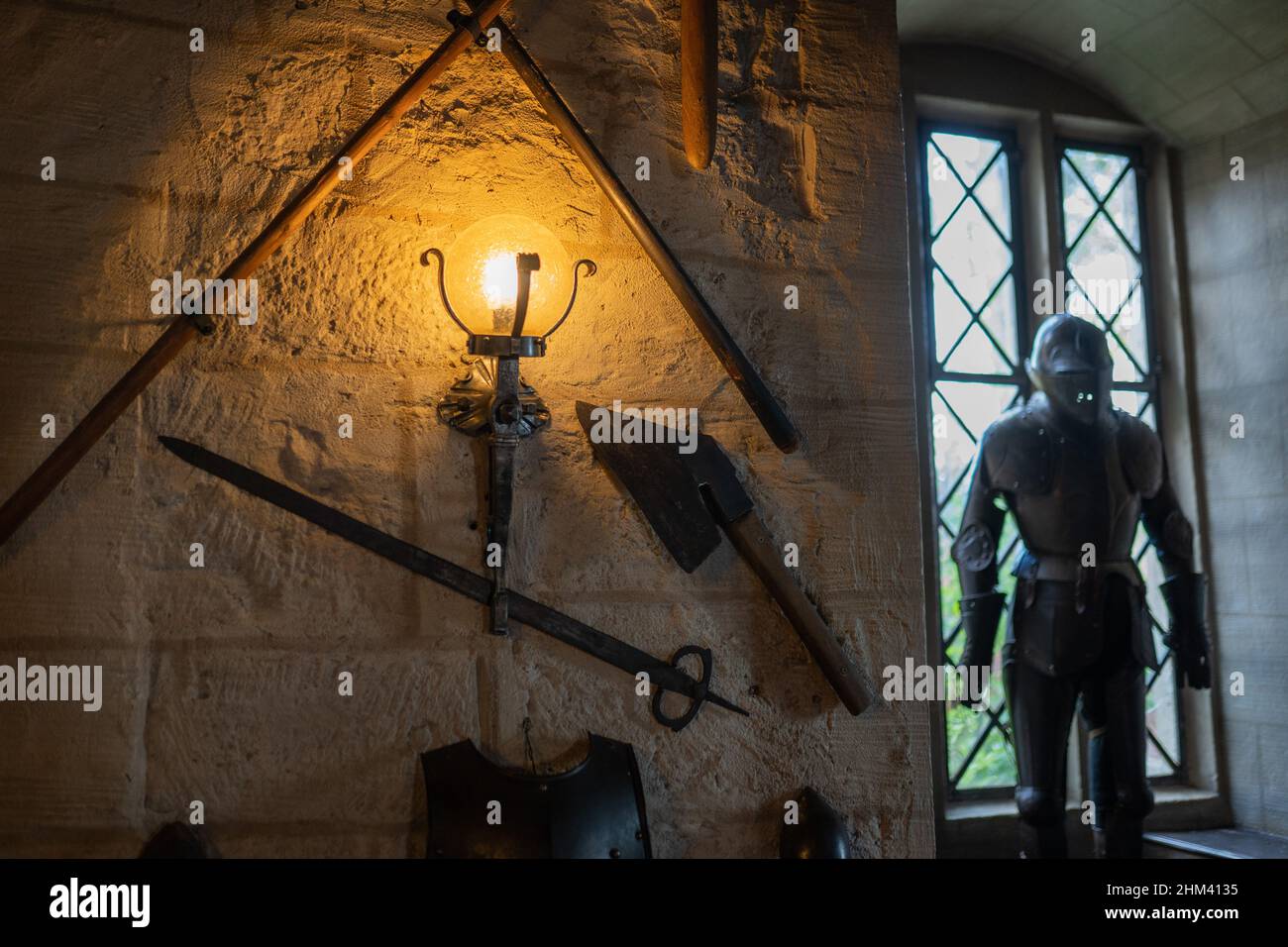 Knight cavalier armor Stock Photo - Alamy