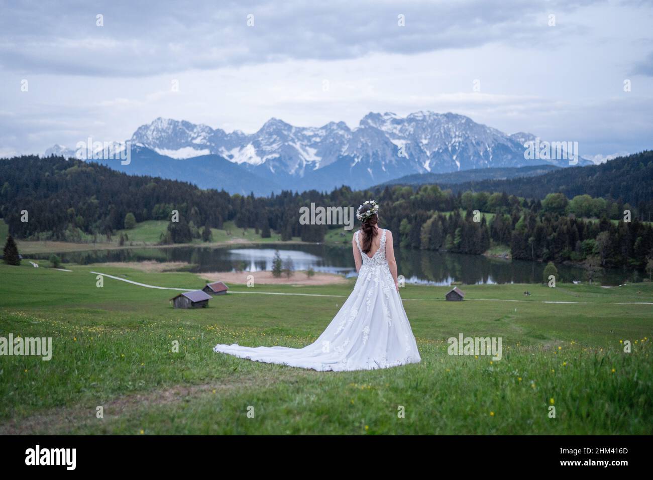 Bride and Groom Wedding Stock Photo - Alamy