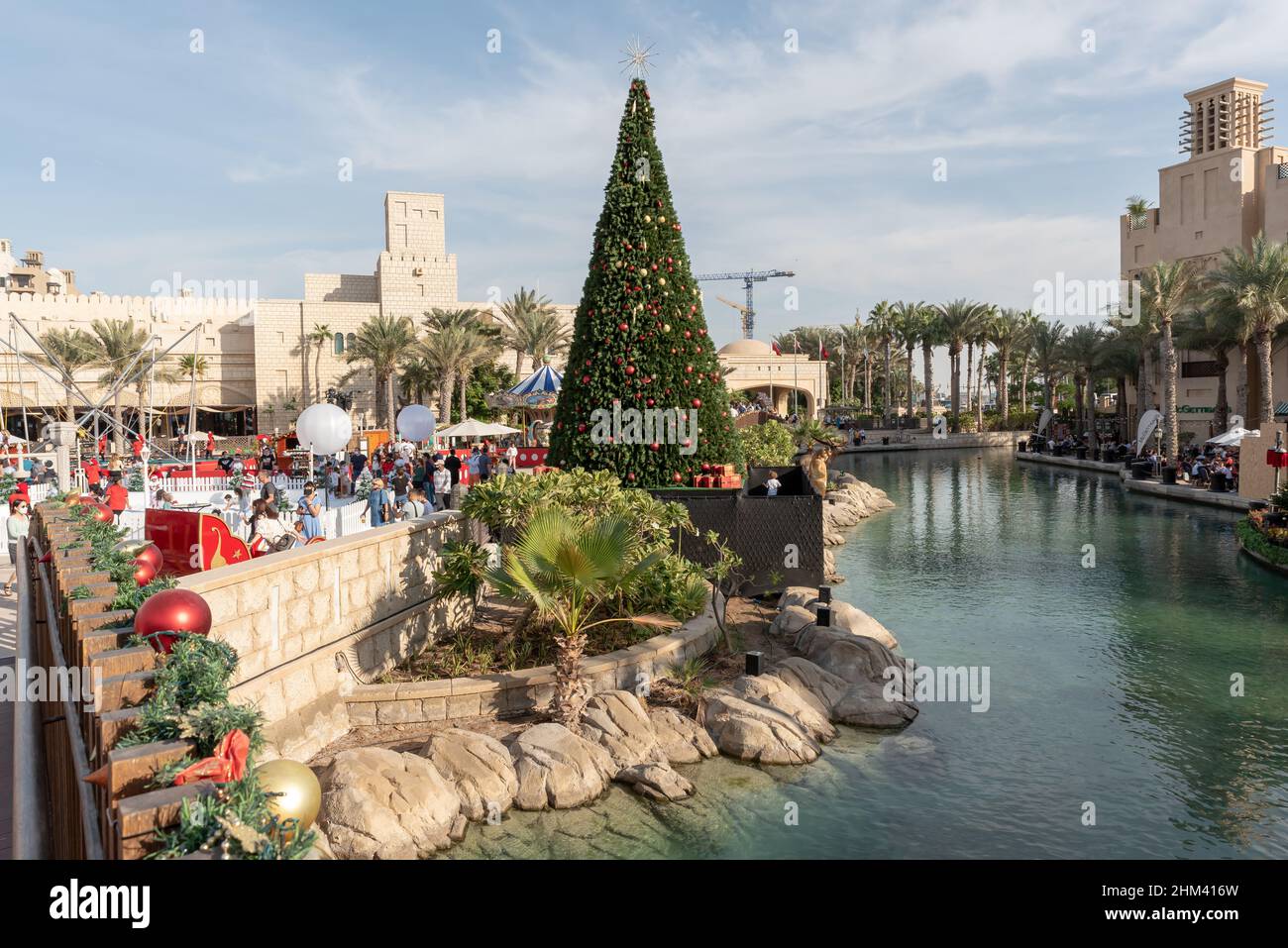 Dubai, United Arab Emirates December 18 2021 Souk Madinat Jumeirah ...