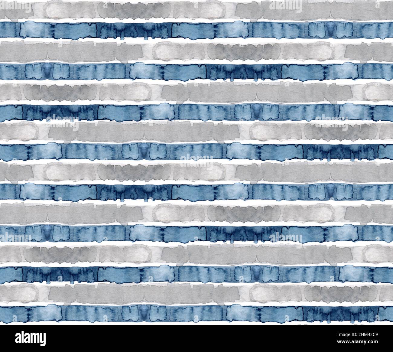 Watercolor pattern of gray and indigo stripes background, striped ...