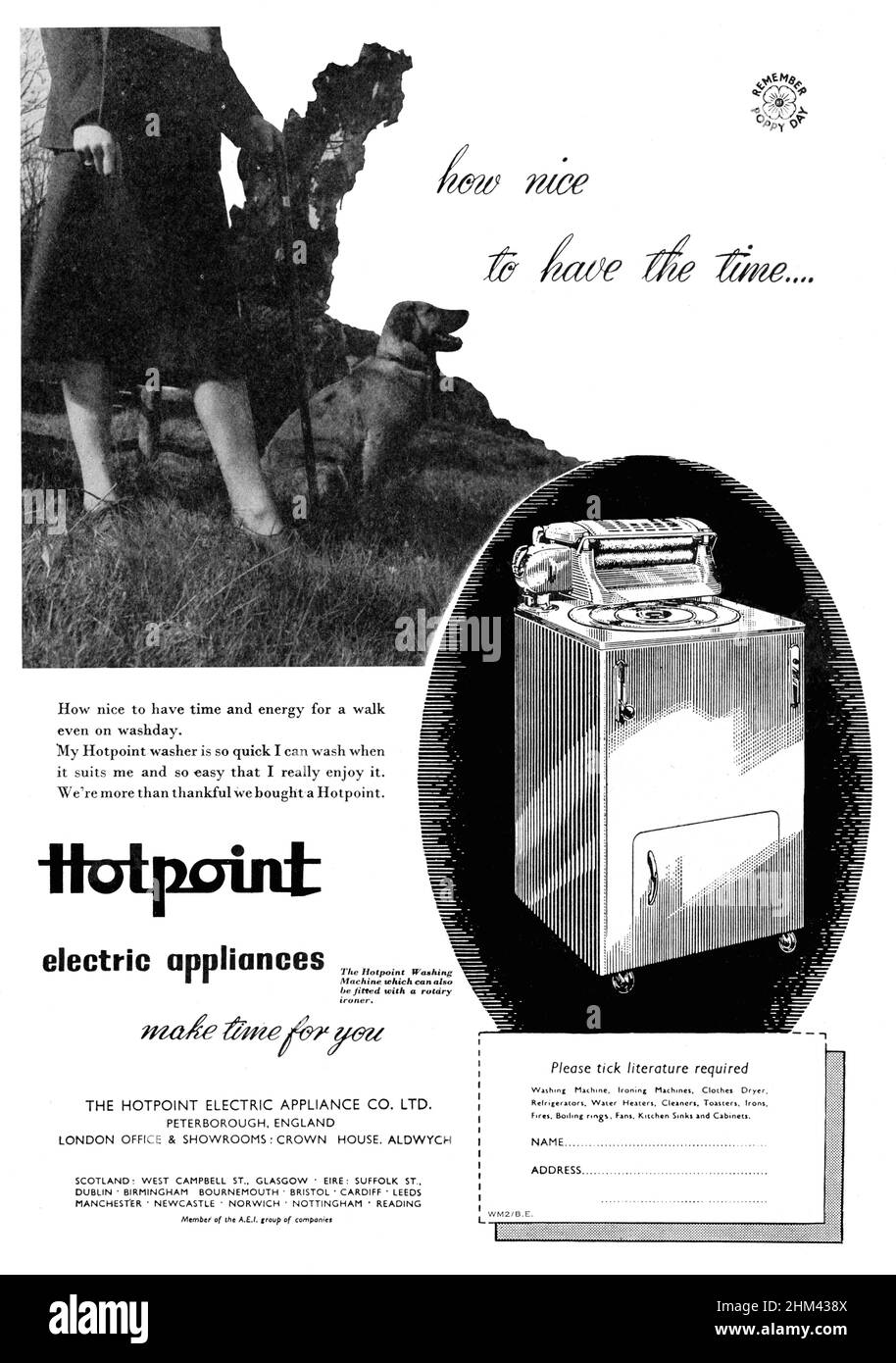 Hotpoint washing hi-res stock photography and images - Alamy