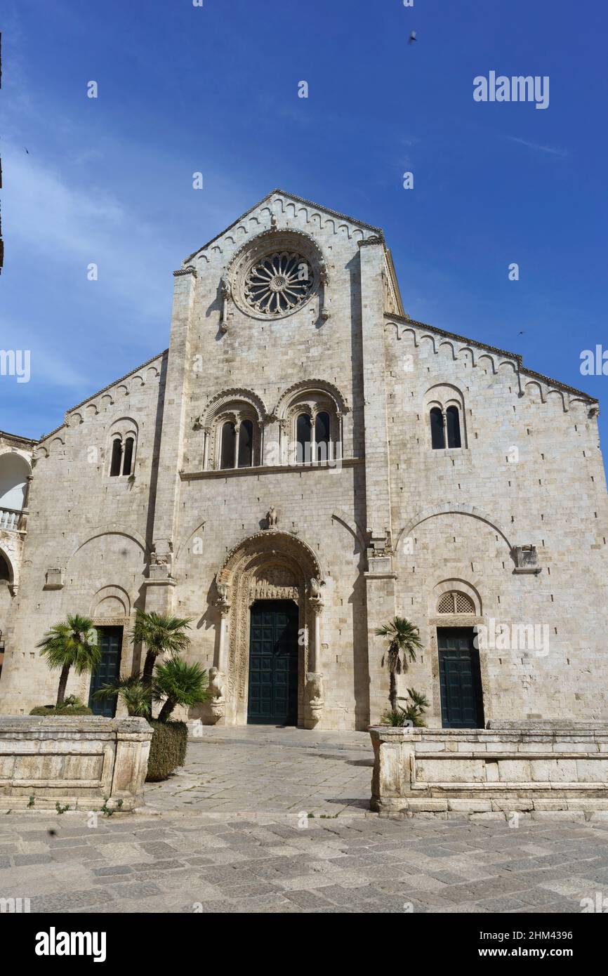 Bitonto, historic city in Bari province, Apulia, Italy: exterior of the ...