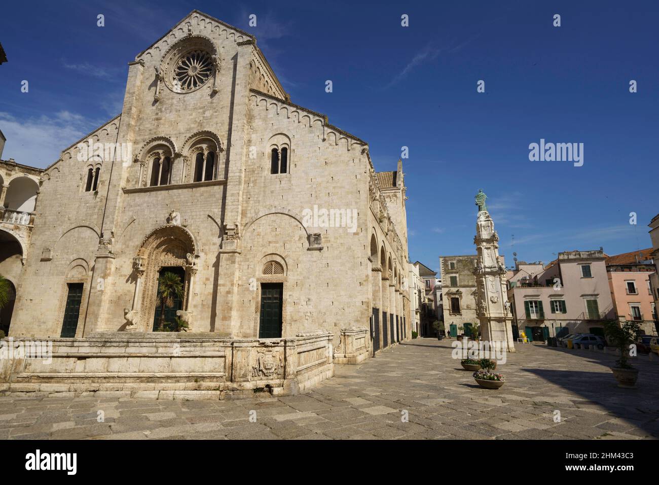 Bitonto, historic city in Bari province, Apulia, Italy: exterior of the ...