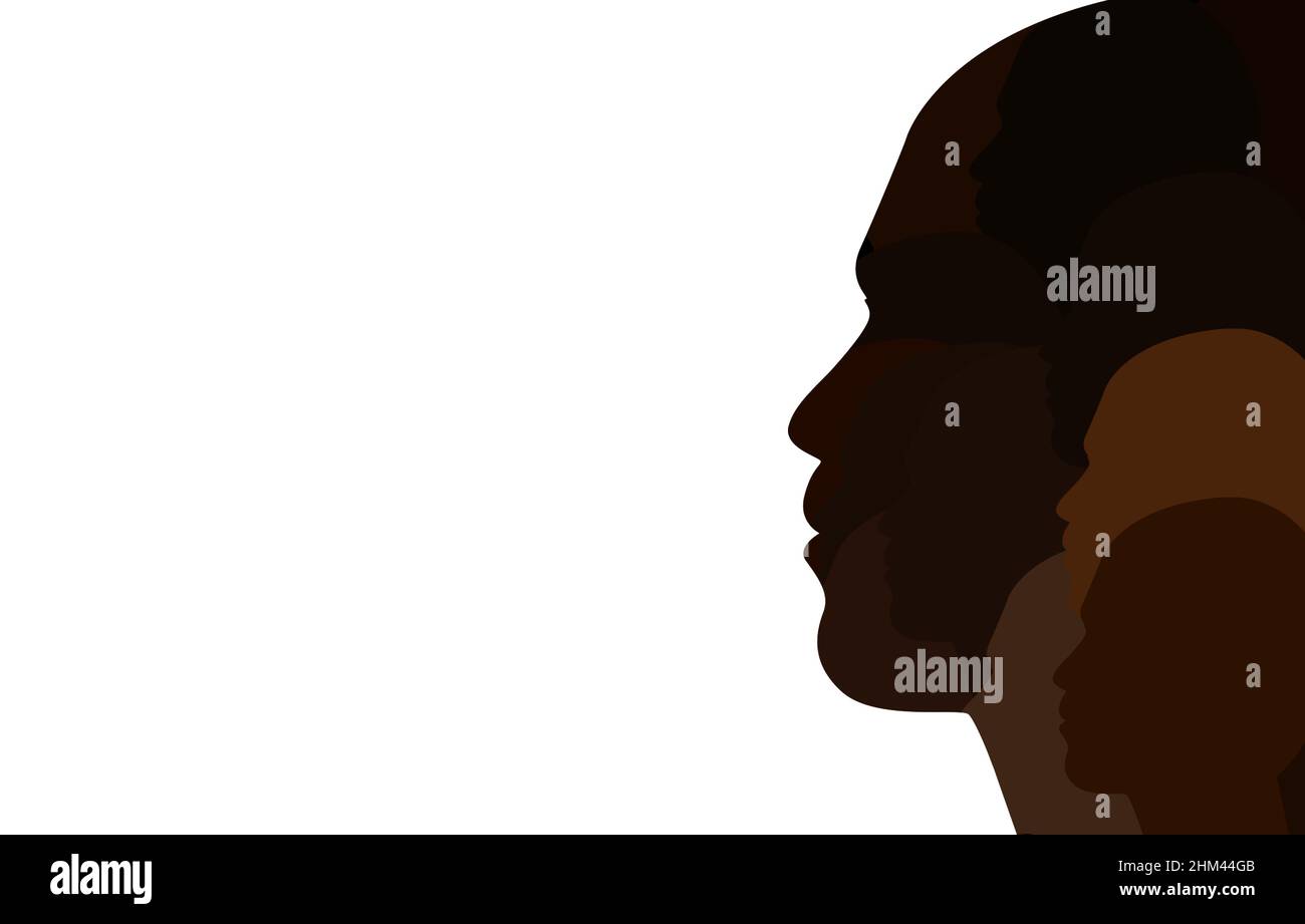 Diversity and Cultural Abstract Background with Dark Colors. Free space ...