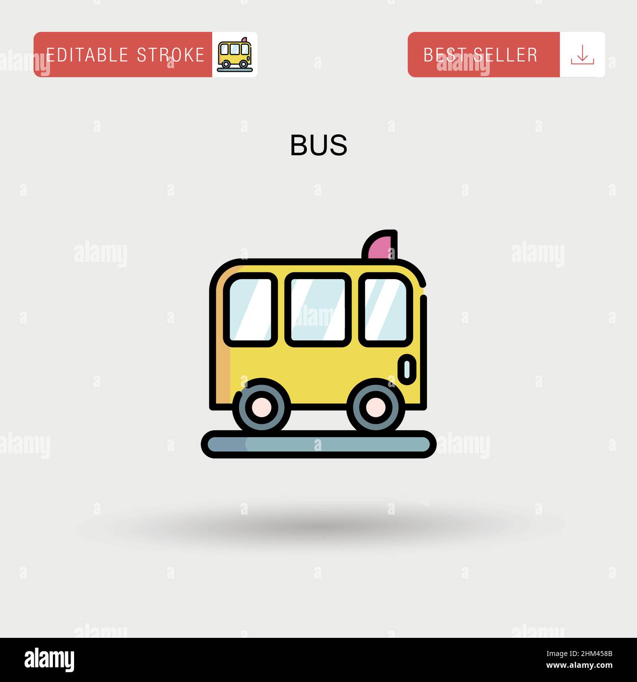 School bus sunset Stock Vector Images - Alamy