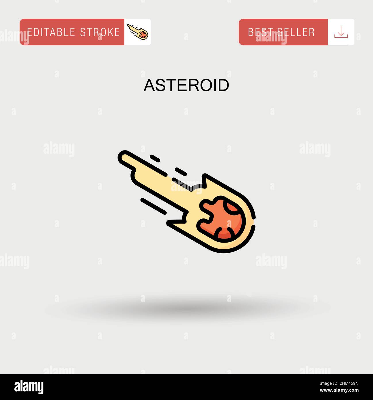 Comet debris Stock Vector Images - Alamy