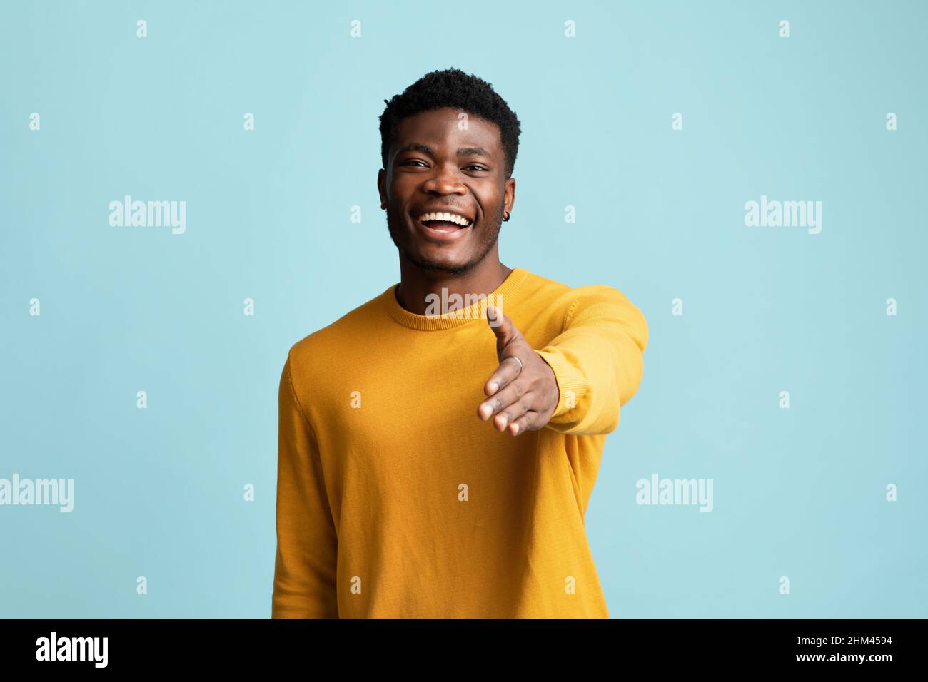 Hand towards camera hi-res stock photography and images - Alamy