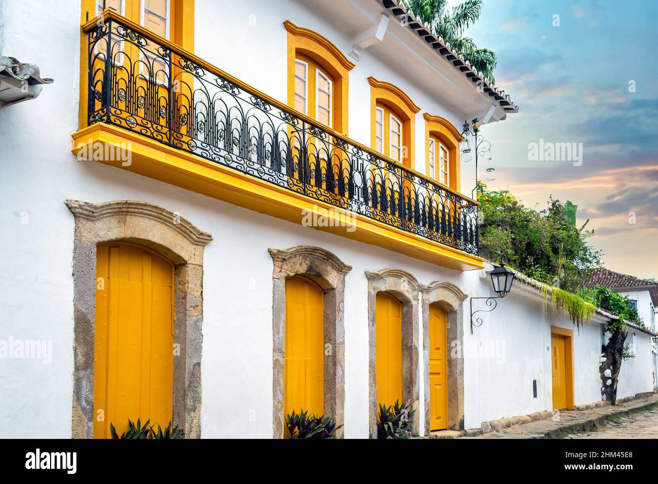Paraty colonial town or village in Rio de Janeiro State, Brazil Stock ...