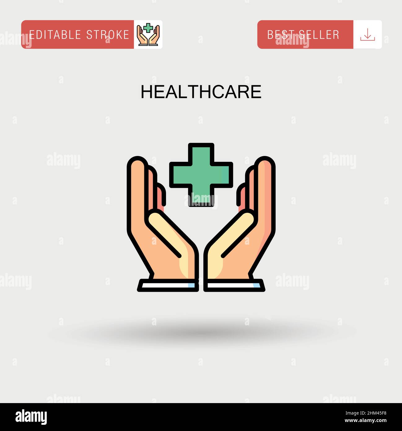 Healthcare technology icon Stock Vector Images - Alamy