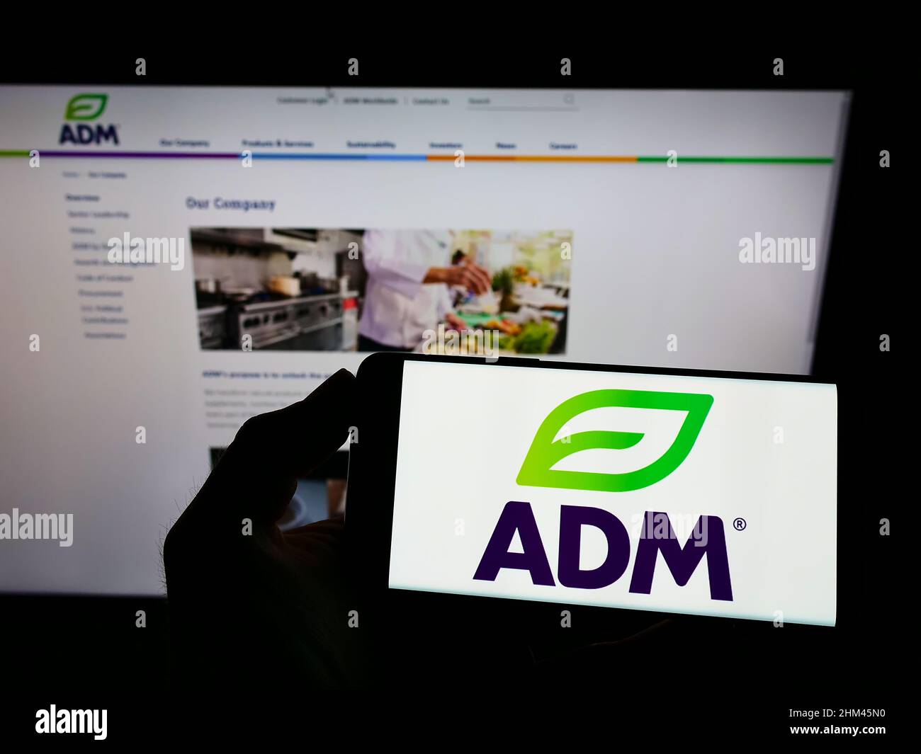 Adm logo hi-res stock photography and images - Alamy