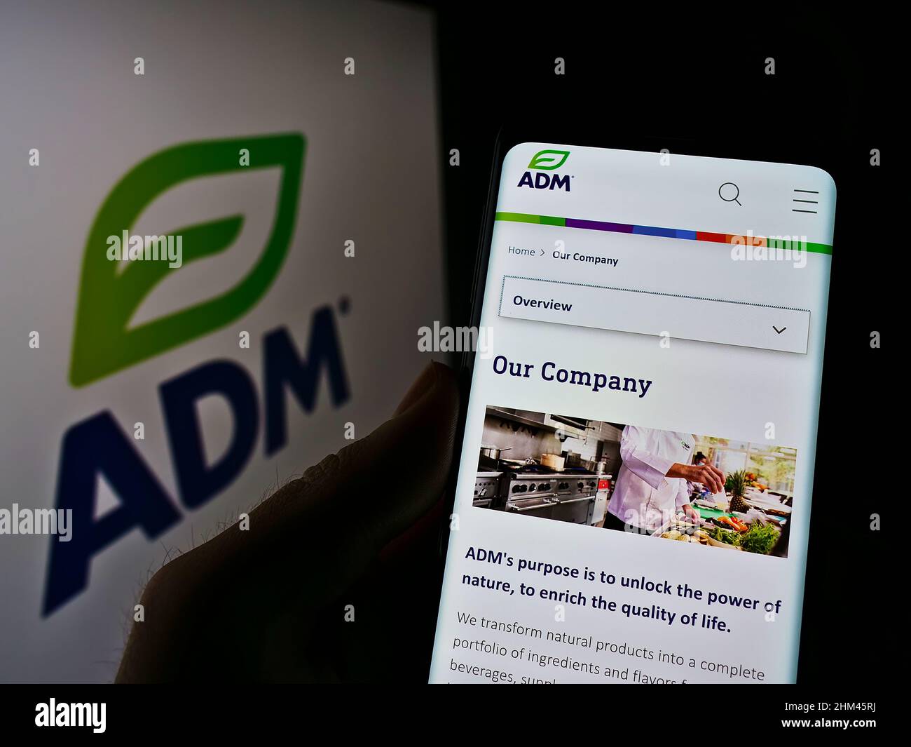 Adm logo hi-res stock photography and images - Alamy