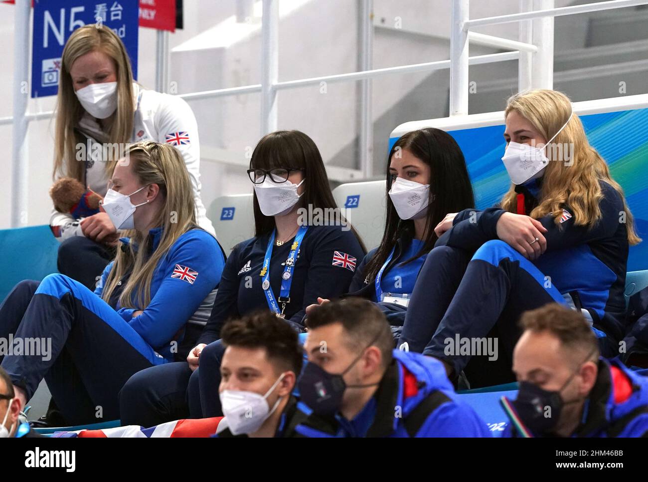 Great Britain's Vicky Wright, Hailey Duff, Eve Muirhead and Mili Smith ...
