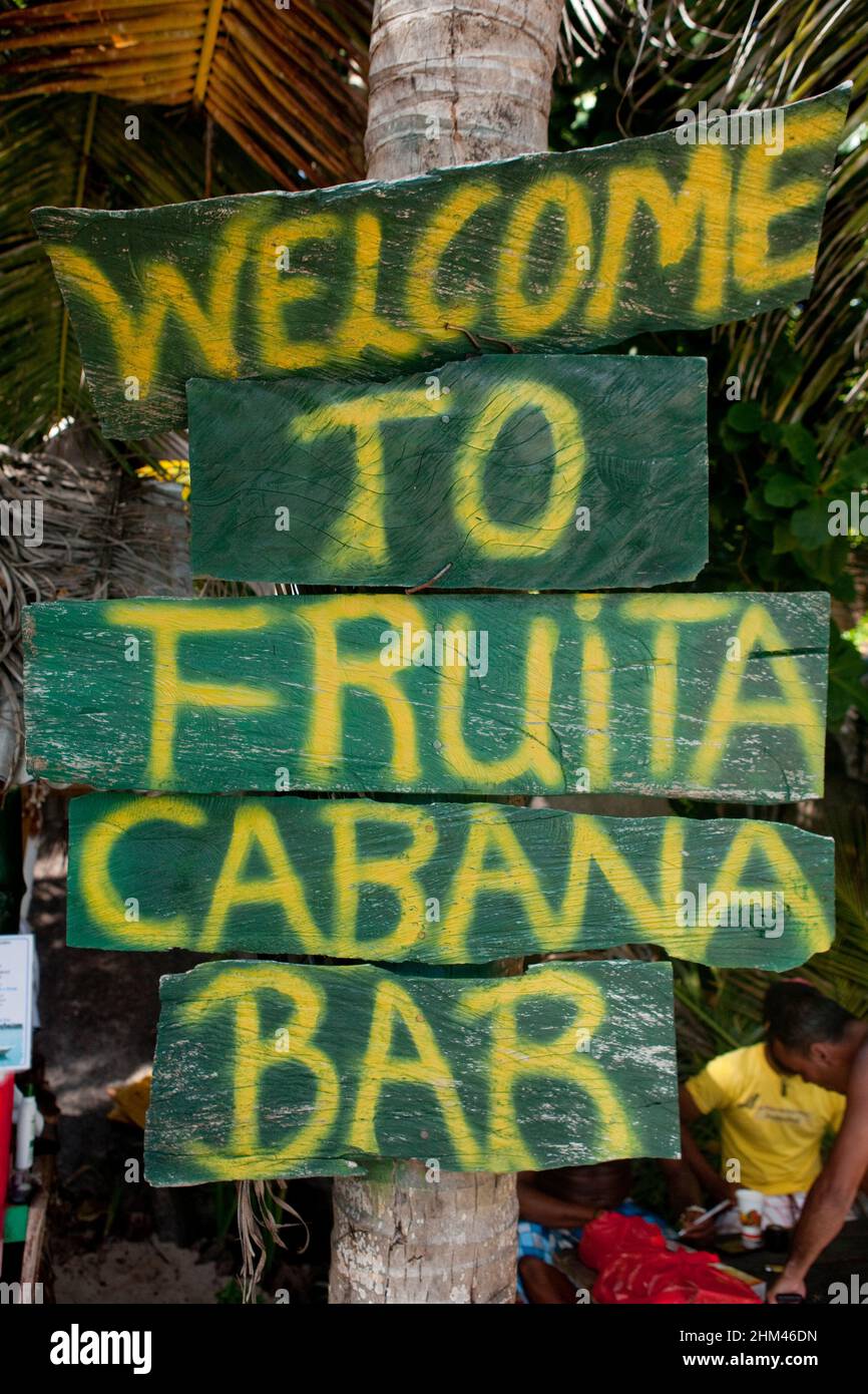 Beach bar sign hi-res stock photography and images - Alamy