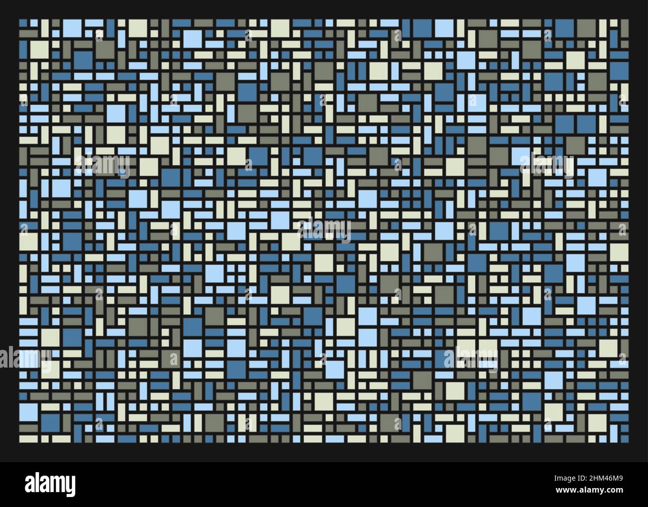 Abstract Offset Quads generative art background art illustration Stock ...