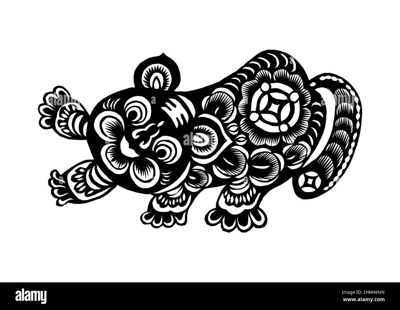 Tiger studio Black and White Stock Photos & Images - Alamy