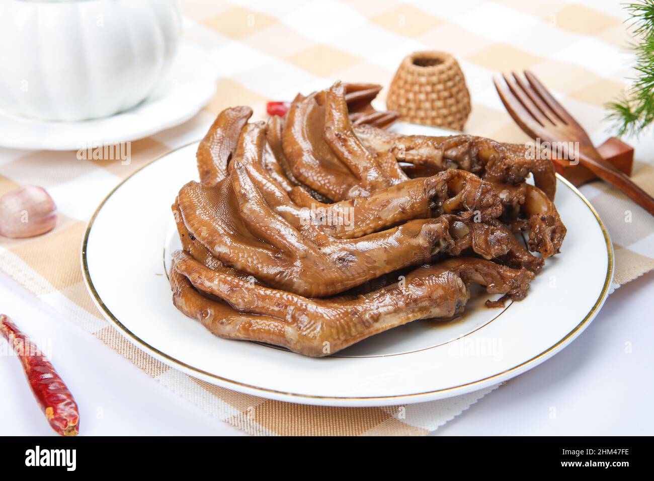 Halogen duck palm Stock Photo - Alamy