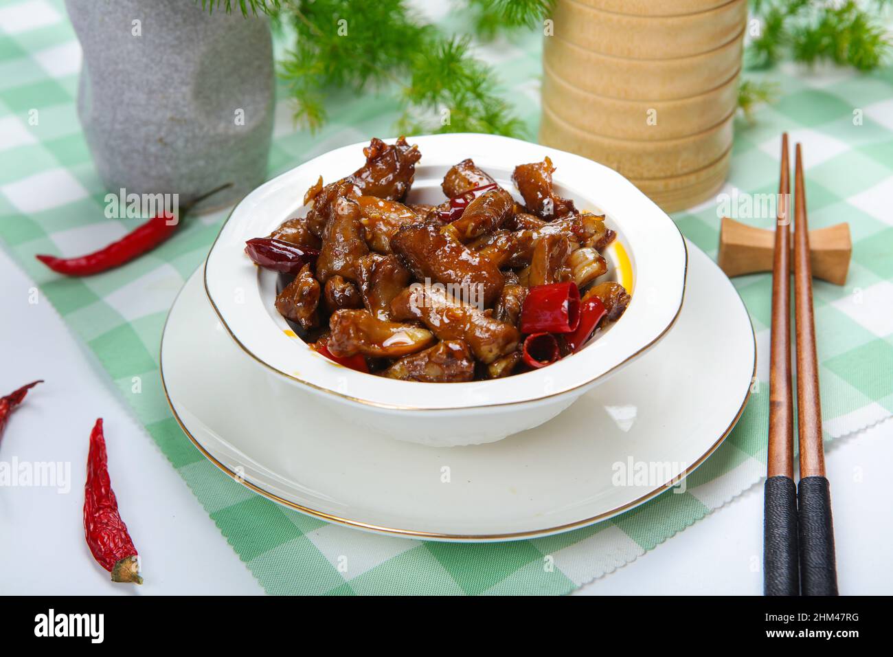 Spicy chicken hamstring Stock Photo - Alamy