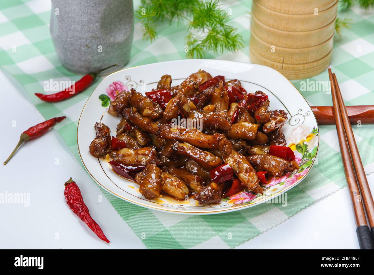 Spicy chicken hamstring Stock Photo - Alamy