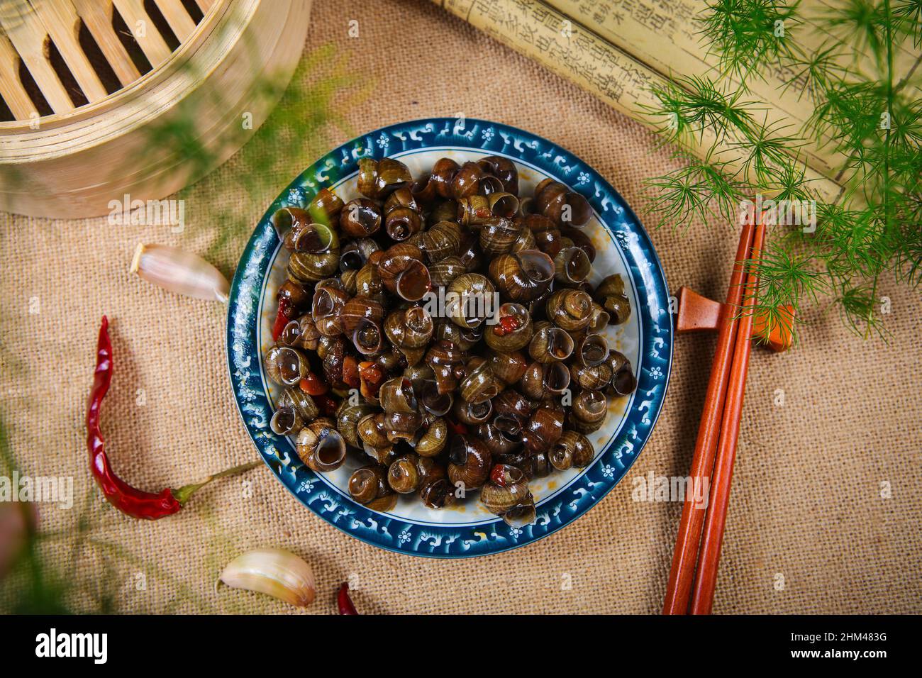 Chinese snails hi-res stock photography and images - Alamy