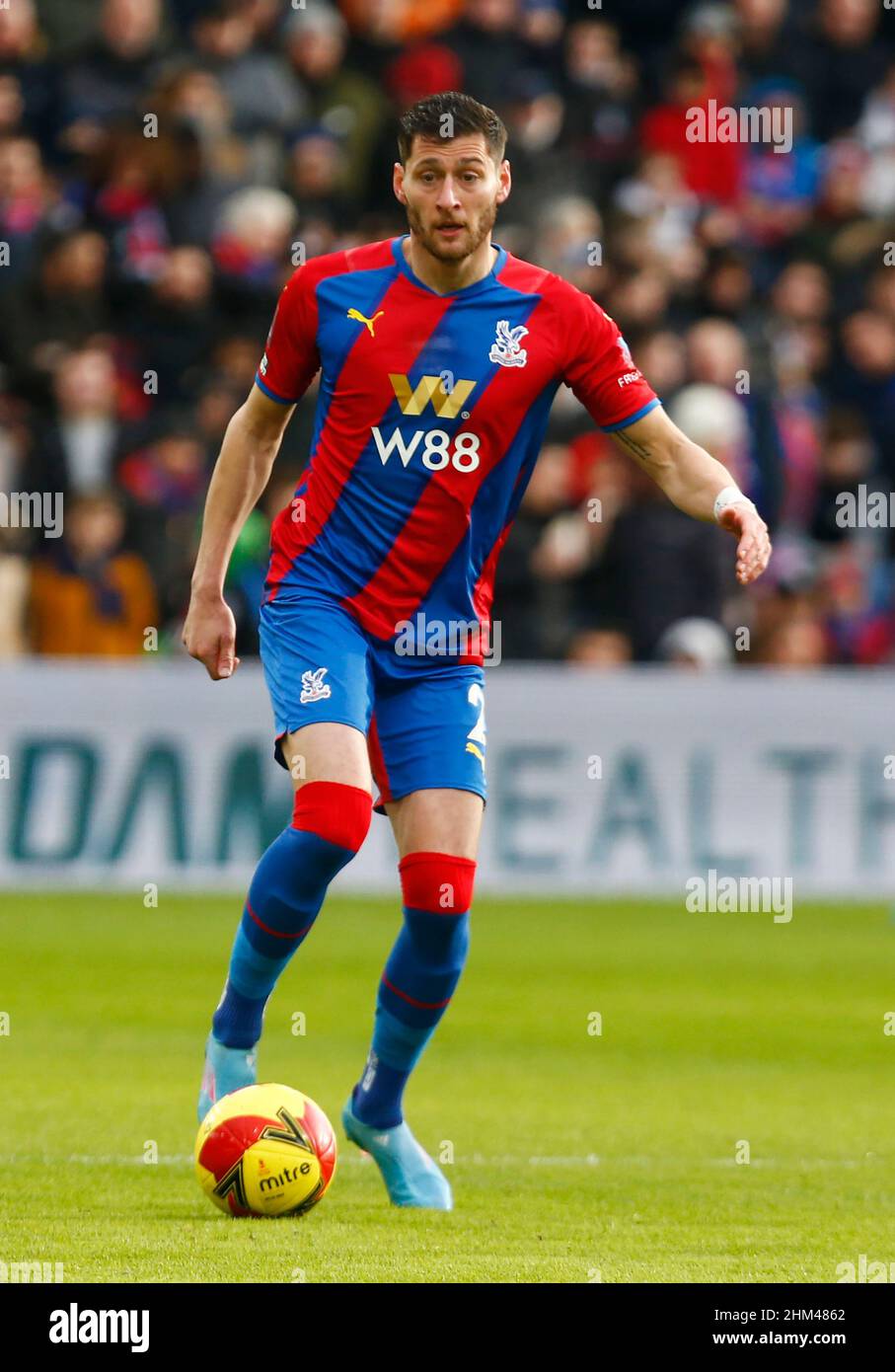 LONDON, United Kingdom,FEBRUARY 05: Crystal Palace's Joel Ward during ...