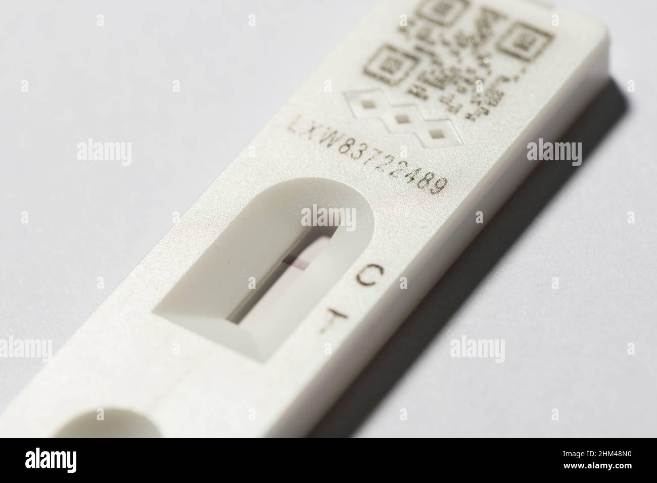 Negative COVID 19 LFT Test Stock Photo - Alamy