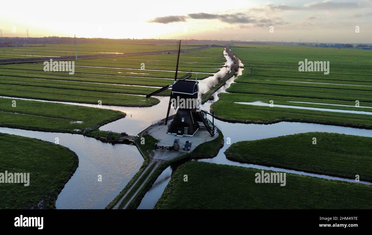 Old windmill trees in hi-res stock photography and images - Alamy