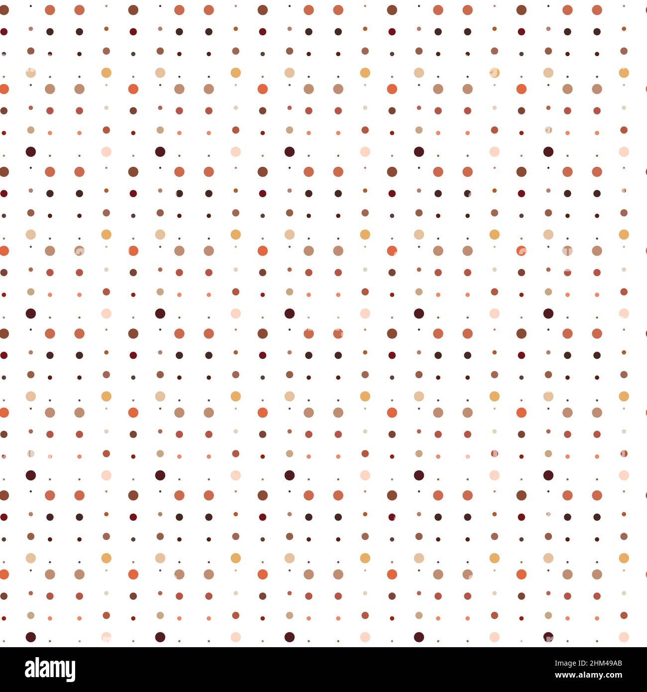 Abstract geometric brown seamless pattern of dots on a white background ...