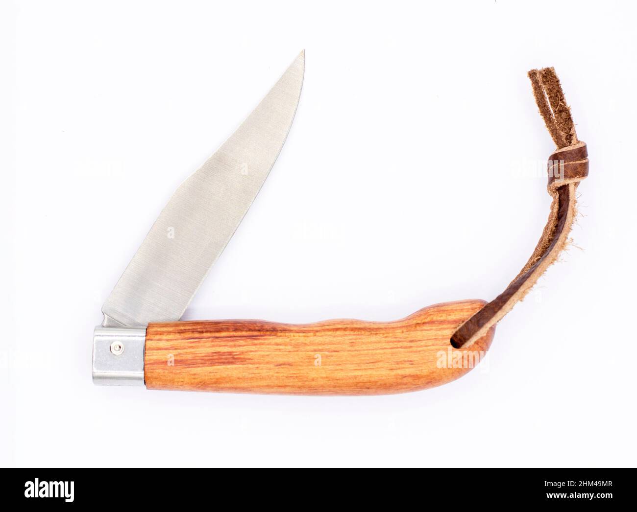 Hunter knife wooden handle hi-res stock photography and images - Alamy