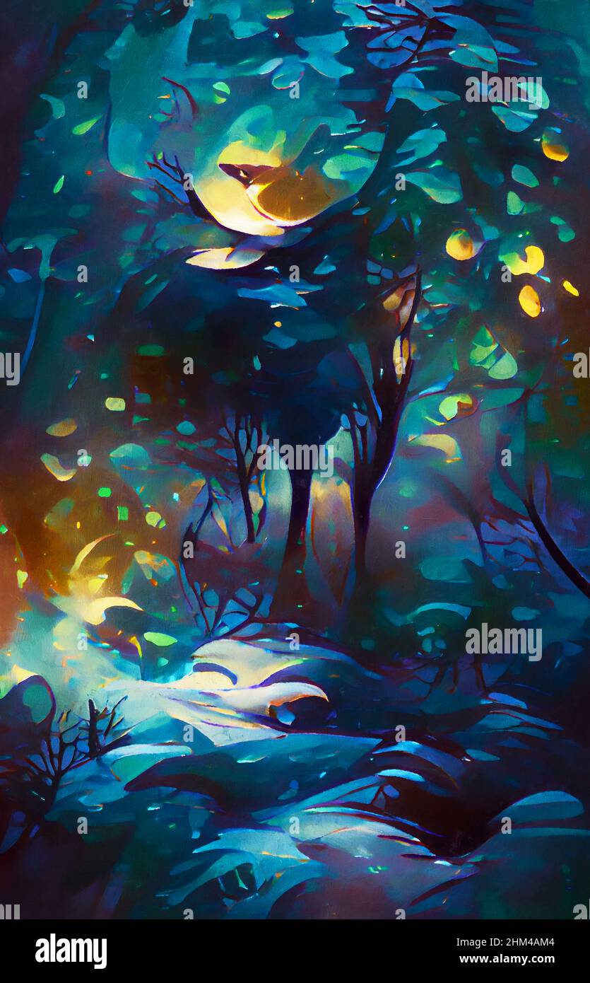 Surreal moonlight hi-res stock photography and images - Alamy