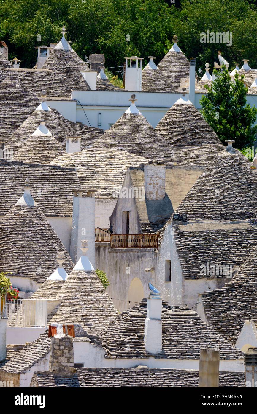 Alberobello, Bari province, Apulia, Italy: exterior of the famous ...