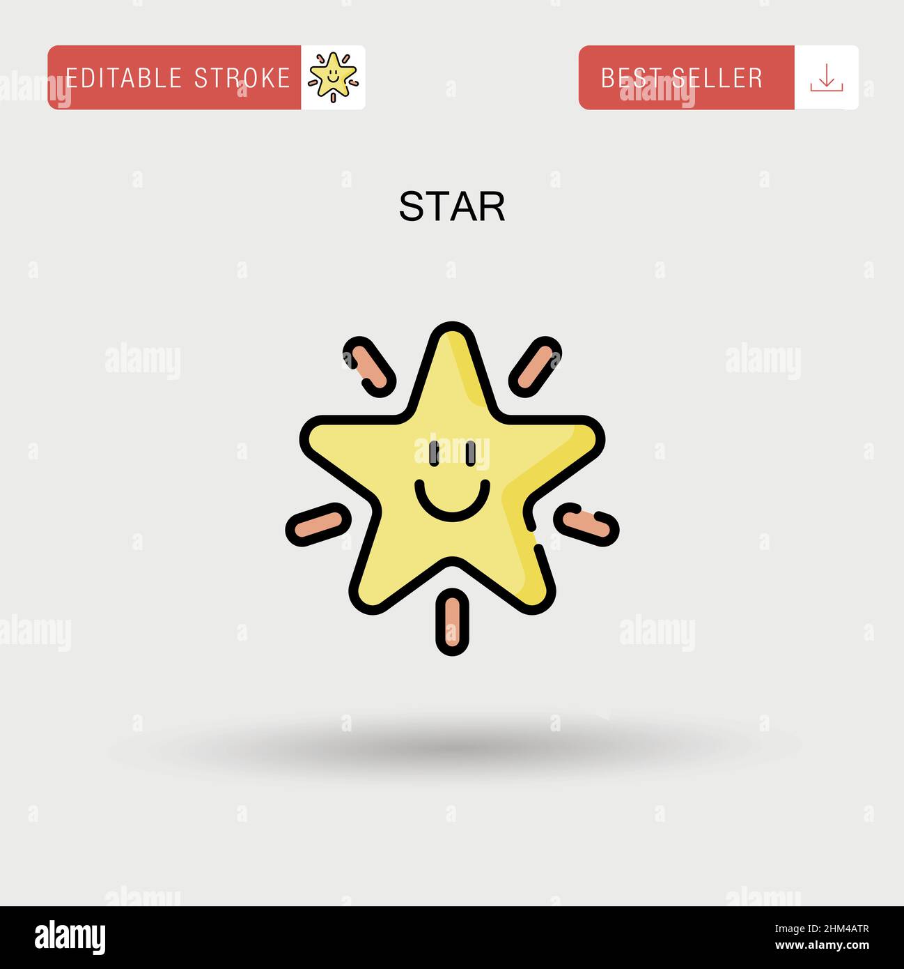 Star Simple vector icon Stock Vector Image & Art - Alamy