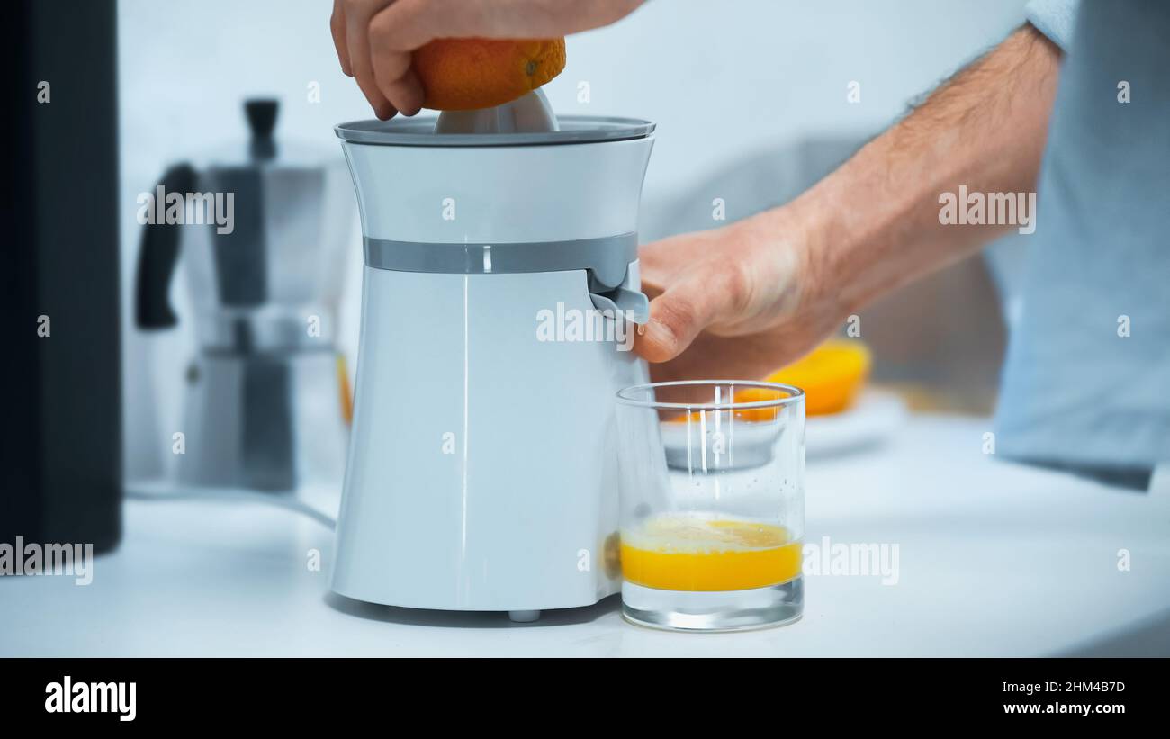Juicer man hi-res stock photography and images - Alamy