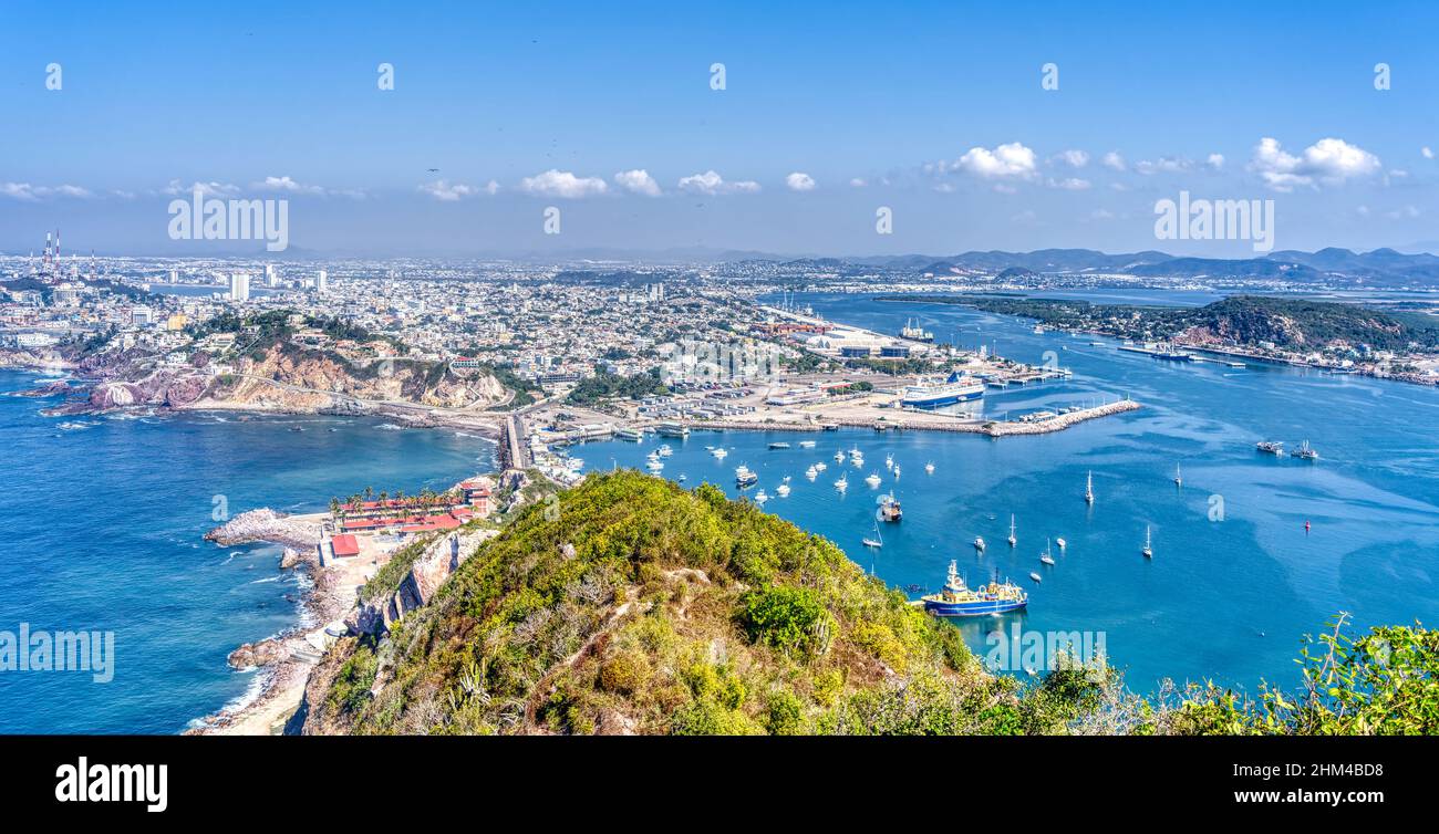 Panoramic view of Mazatlan, Mexico Stock Photo - Alamy