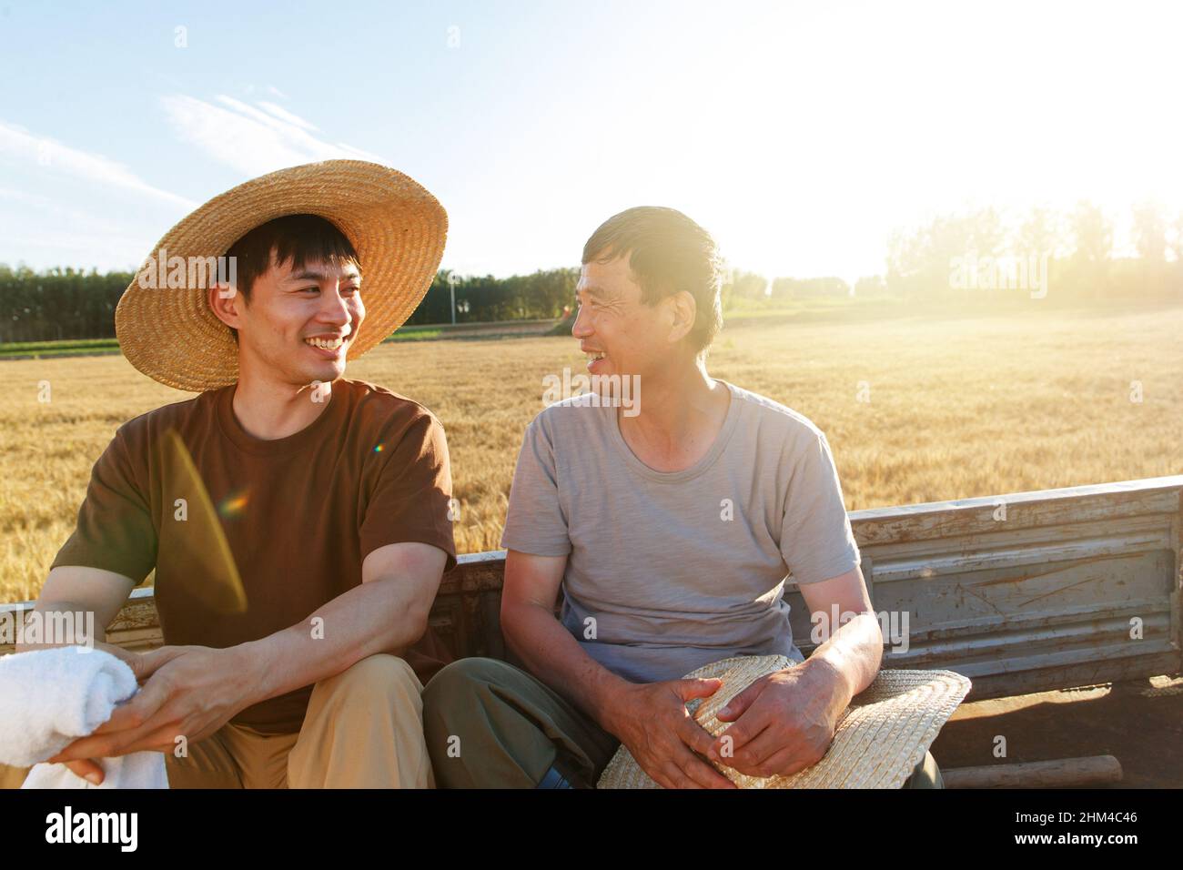 Two Resting Farmers High Resolution Stock Photography and Images - Alamy