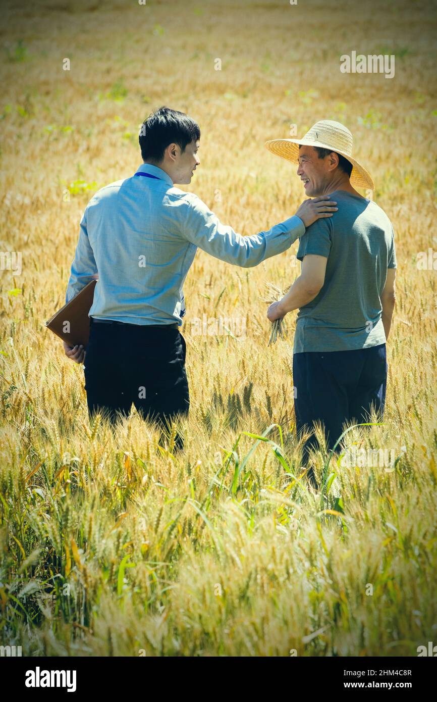 Researchers and farmers in the catcher in communication technology ...