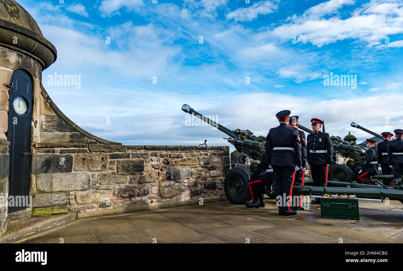 Edinburgh Castle, Edinburgh, Scotland, United Kingdom, 07 February 2022 ...