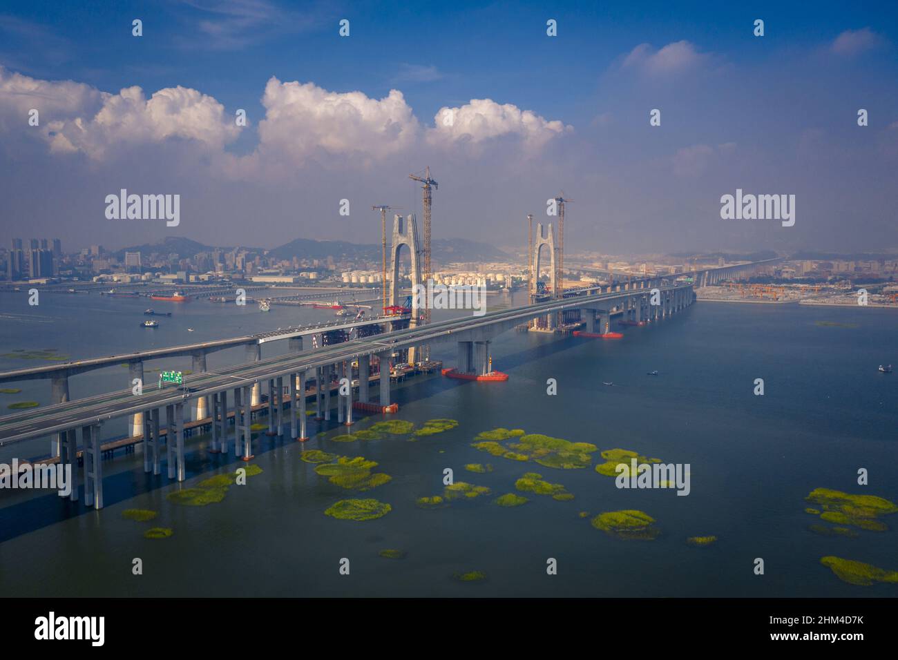Successful cross-sea bridge Stock Photo - Alamy