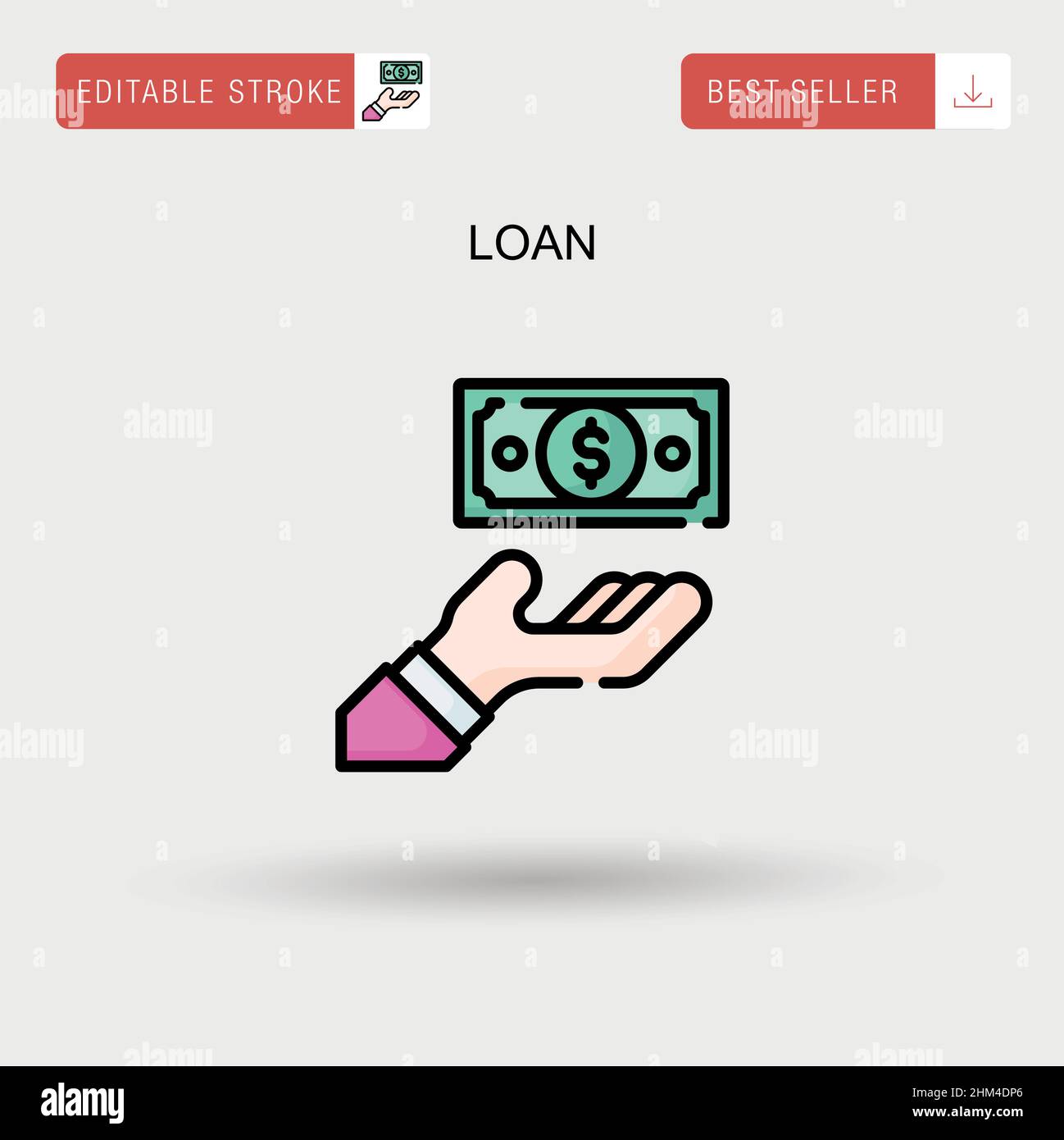 Business loan agreement Stock Vector Images - Alamy