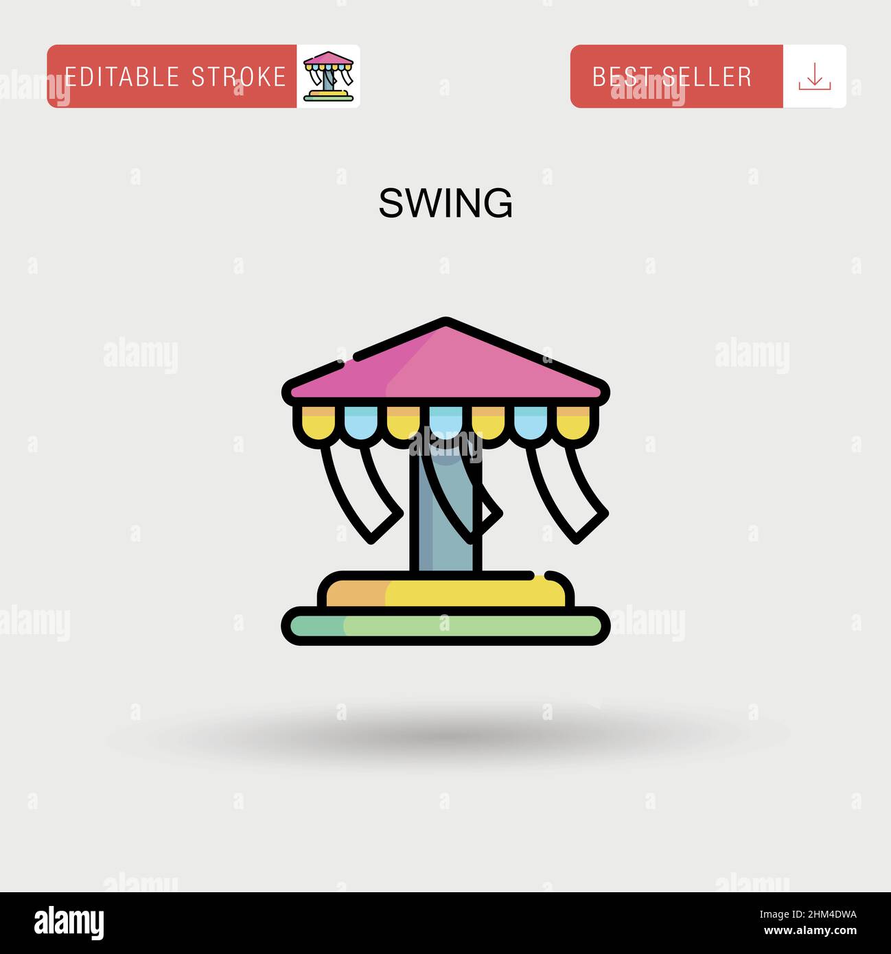 Swinging icon hi-res stock photography and images - Alamy