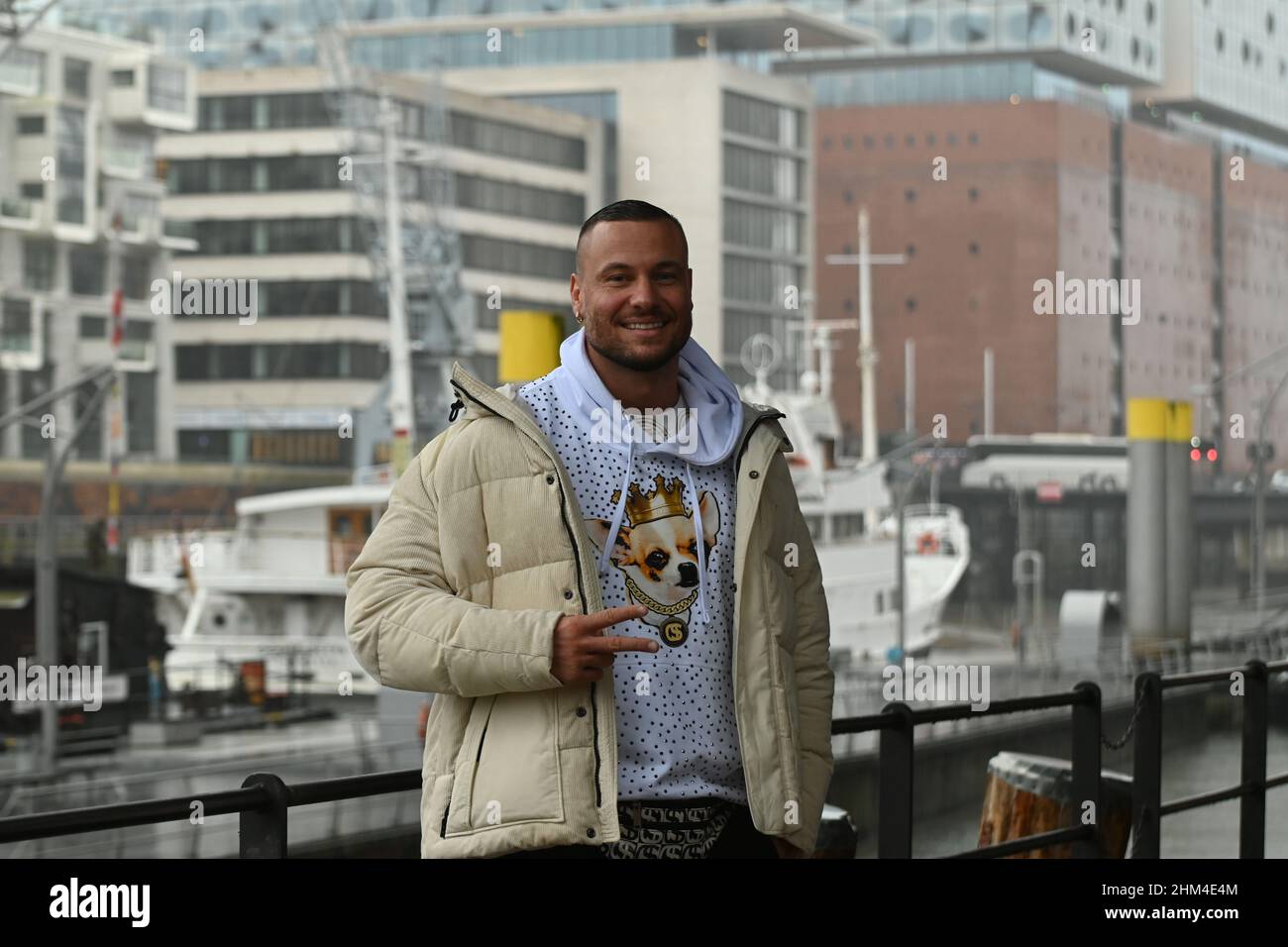 Eric Sindermann mit Freundin Katharina beim Hamburg-Besuch anlässlich ...