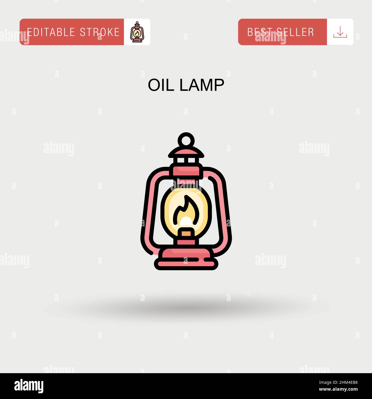 Old oil lamp vector hi-res stock photography and images - Alamy