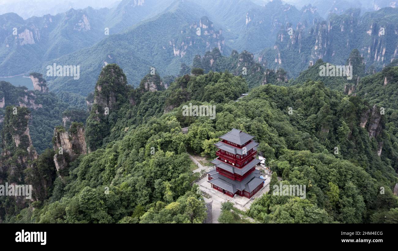 Son of heaven mountain he long park landscape Stock Photo - Alamy