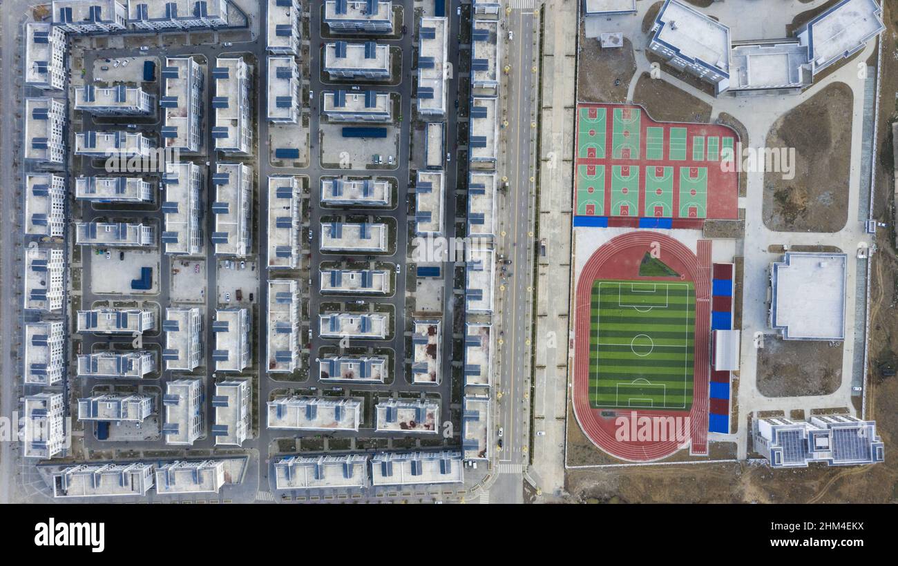 Jue yi people biggest resettlement residential area in accordance with ...