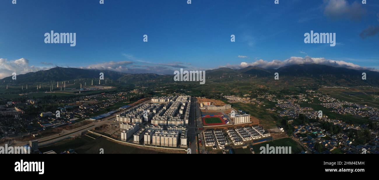 Jue yi people biggest resettlement residential area in accordance with ...