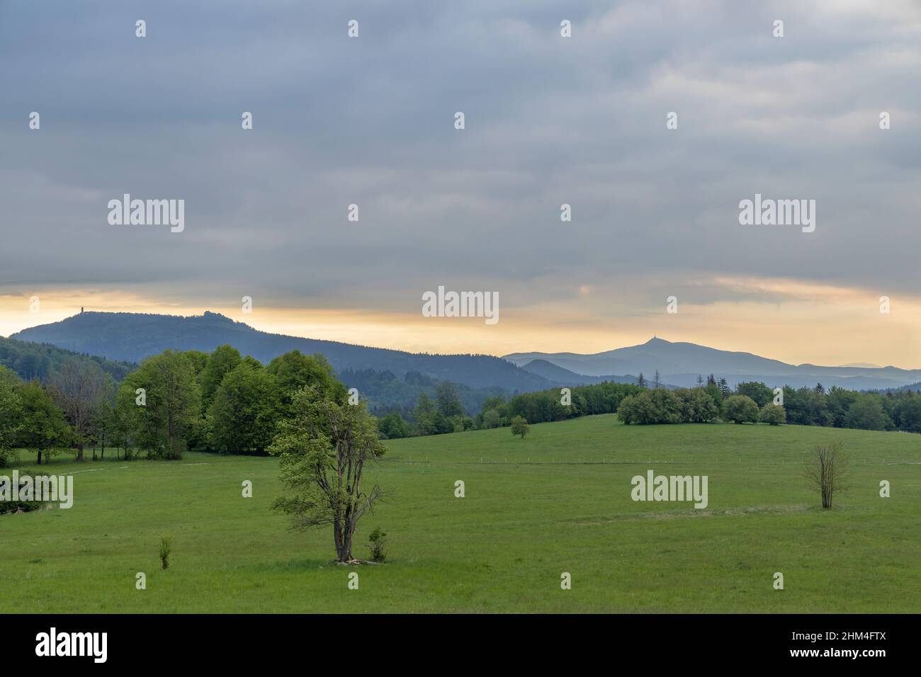 landscape in national park Bohemian Switzerland, Northern Bohemia ...