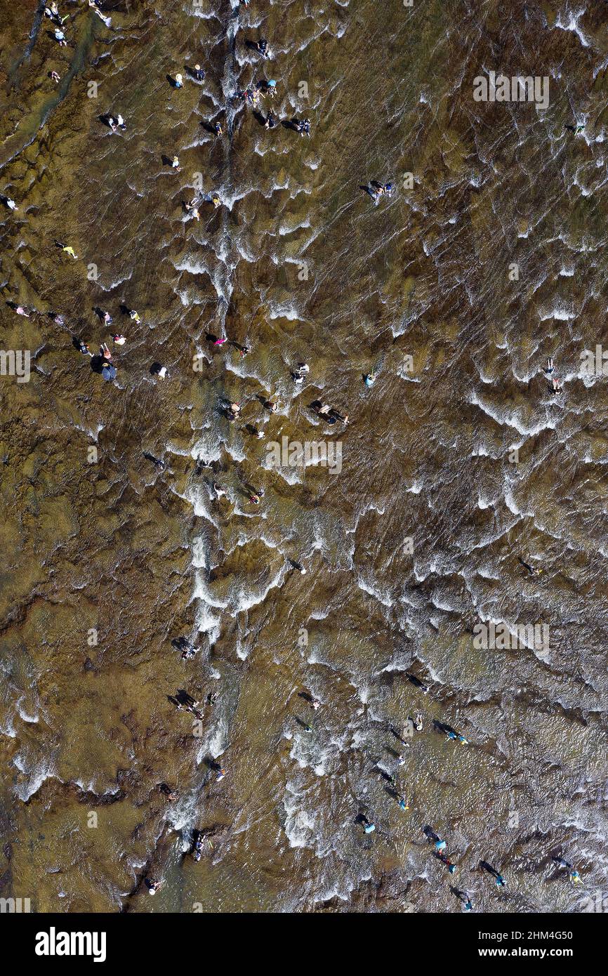 Plain boiled water ocean Stock Photo - Alamy