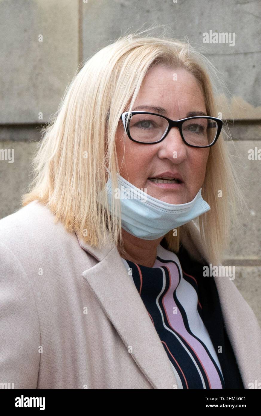 HMP Onley Governor Victoria Laithwaite arrives at Northampton Crown and ...