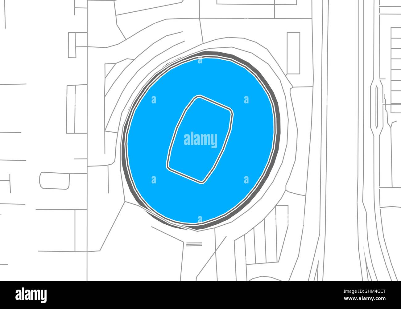 Empty football stadium us Stock Vector Images - Alamy